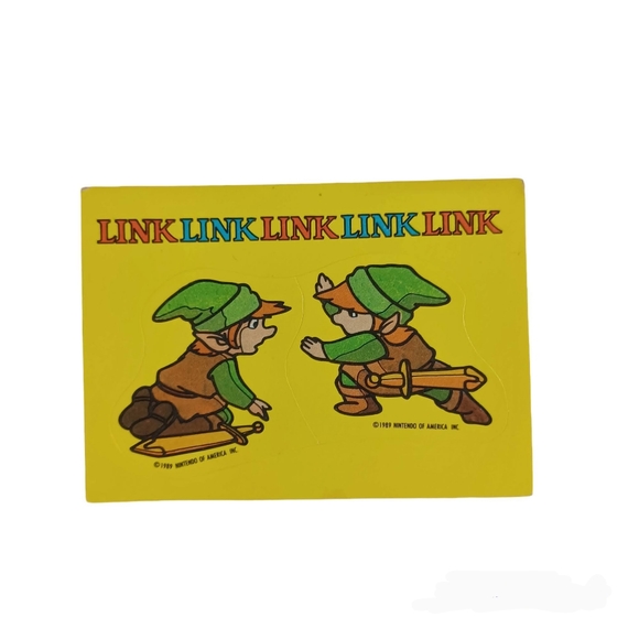 Legends Of Zelda | Toys | 989 Topps Nintendo Stickers Legends Of Zelda ...